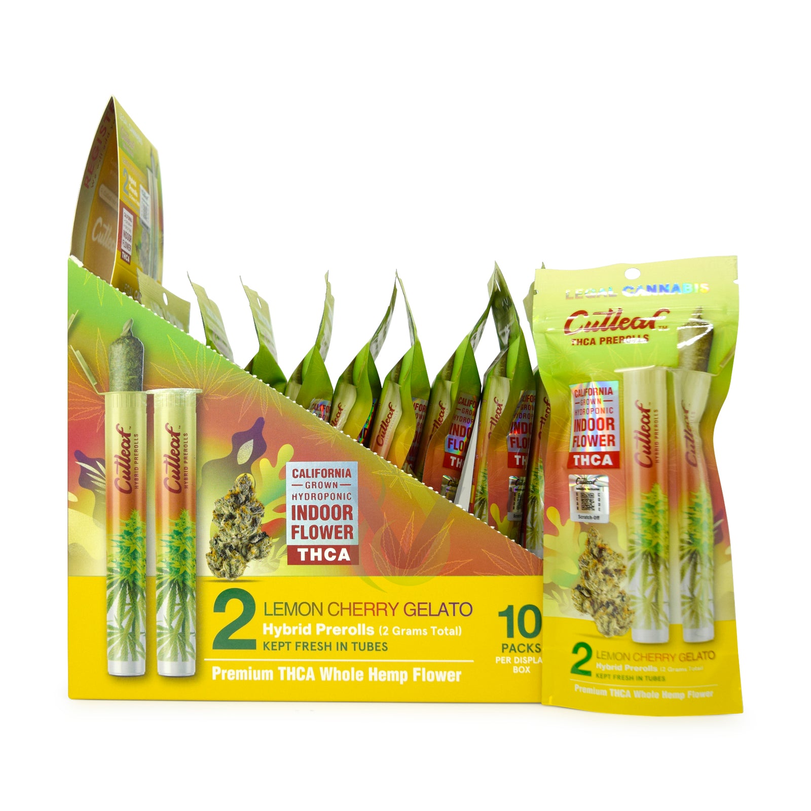 Cutleaf THCA Pre-Rolls Case