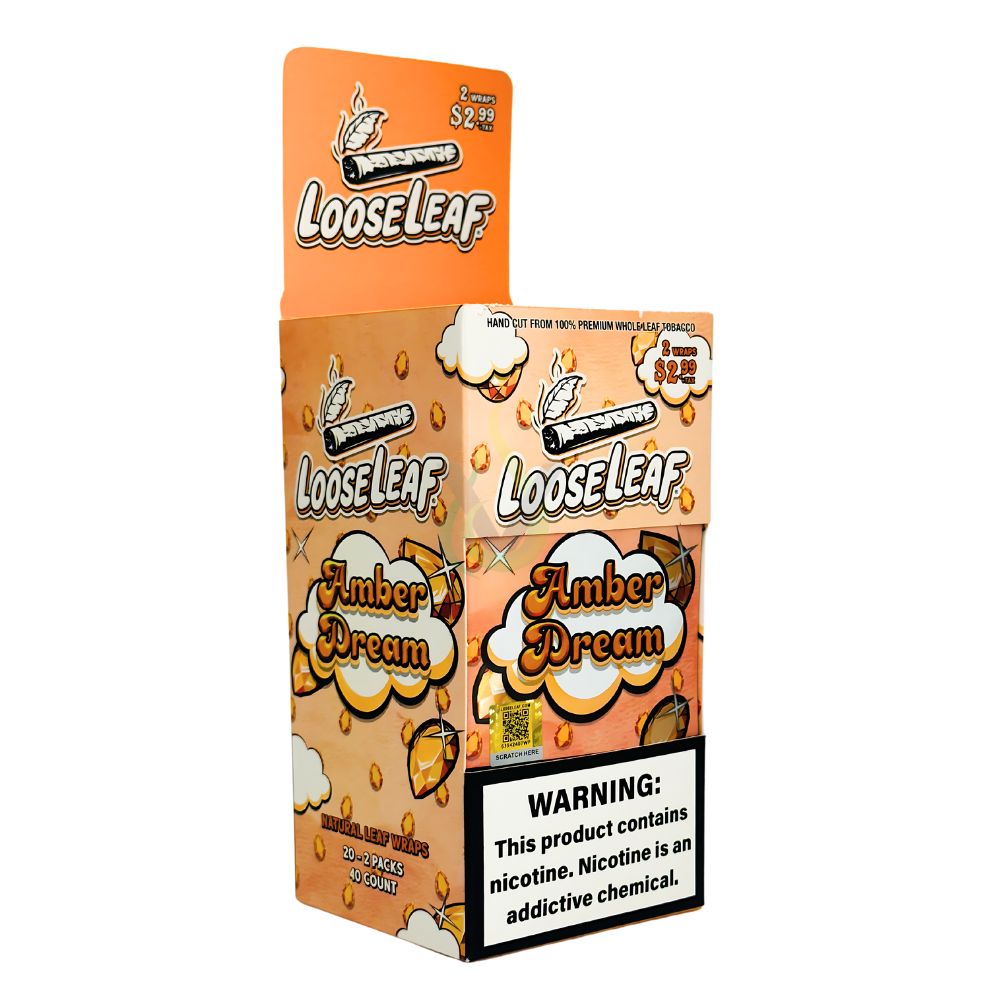 Loose Leaf Natural Leaf Wraps 2/$2.99 Wholesale - The Vapor Supplier