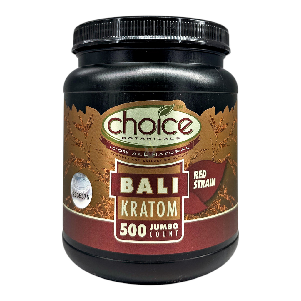 Choice 500 Jumbo Count Kratom Capsules Wholesale - The Vapor Supplier
