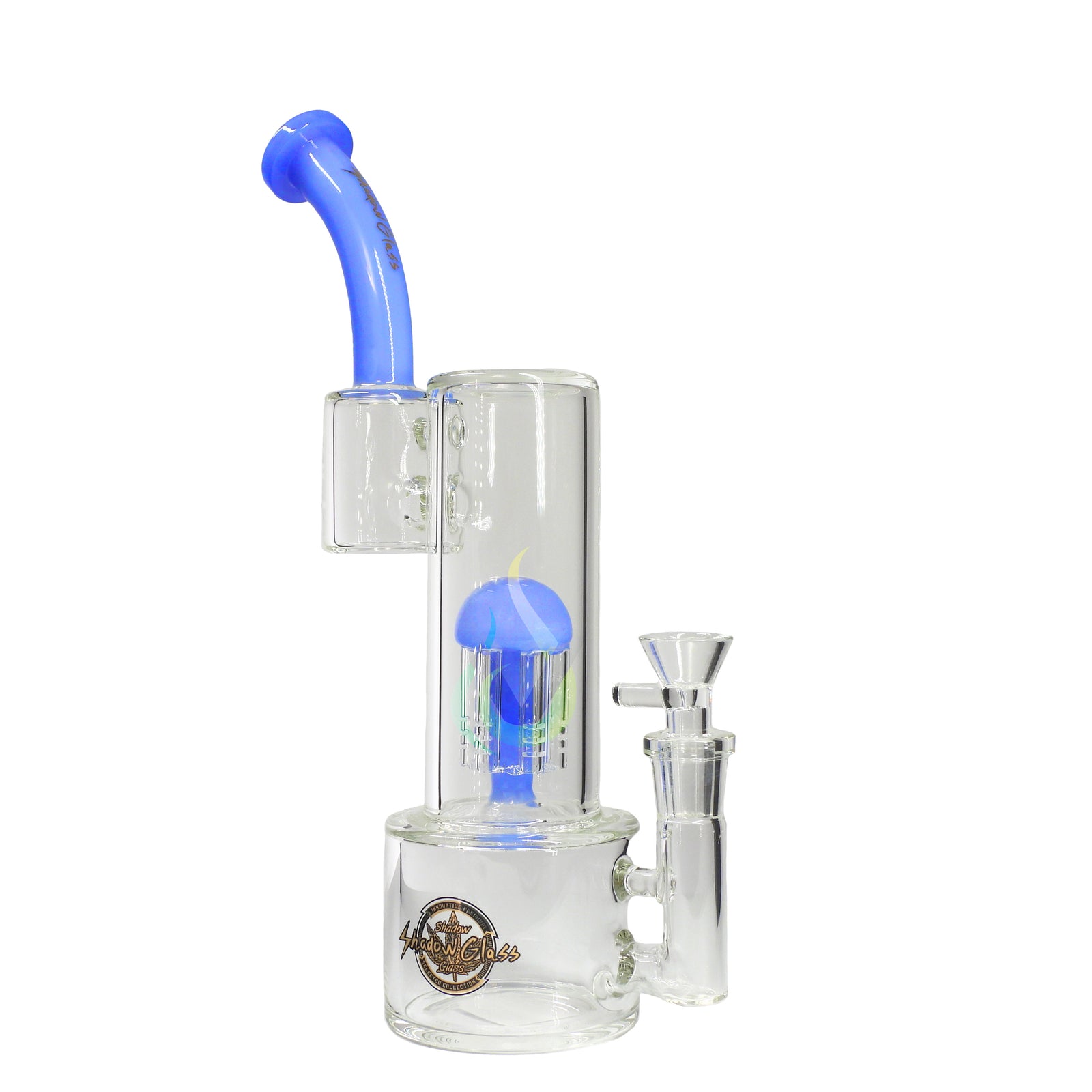 Shadow Glass 11.5 Inch Three Chamber Tree Perc Water Pipe