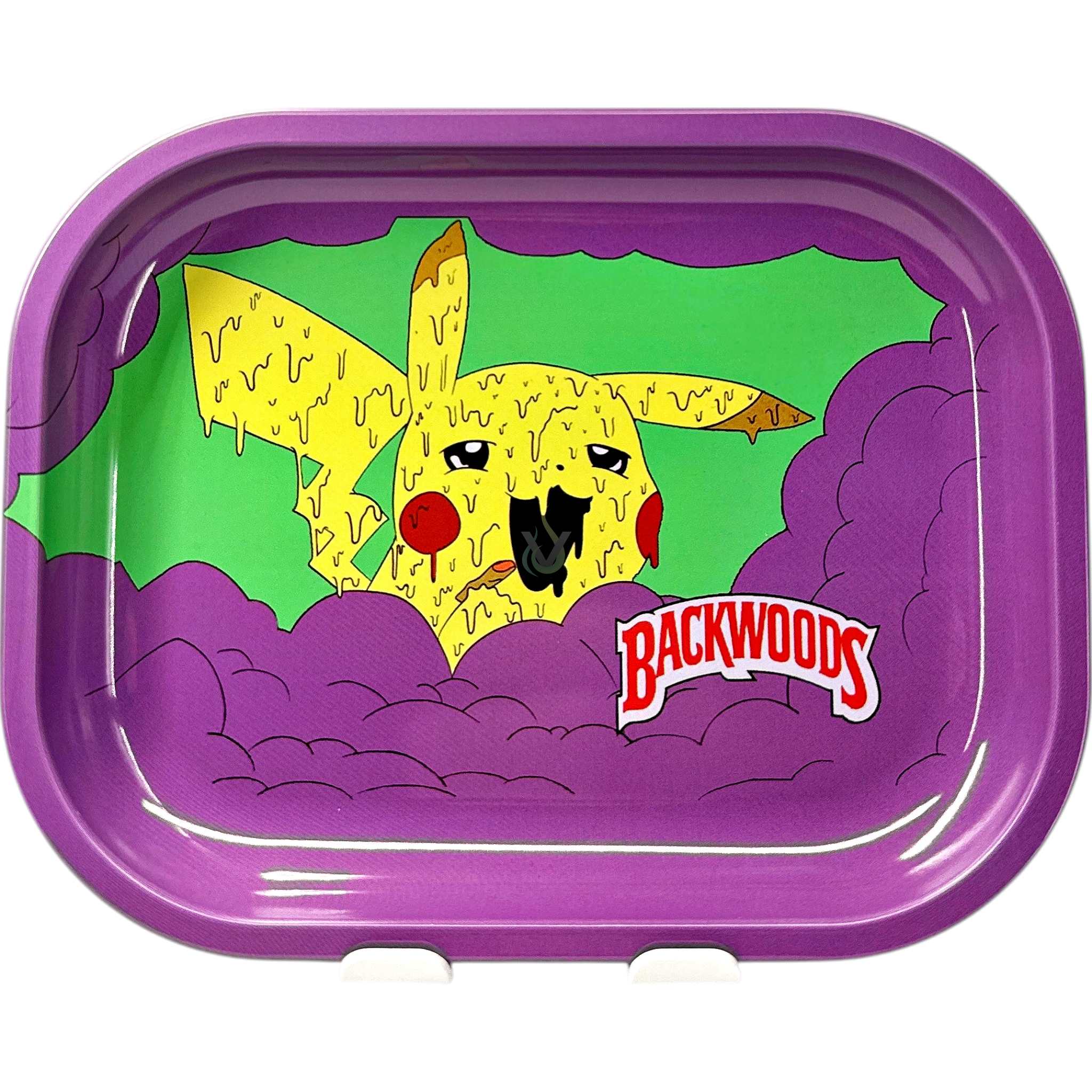 Backwoods Character Metal Small Rolling Tray Wholesale - The Vapor Supplier