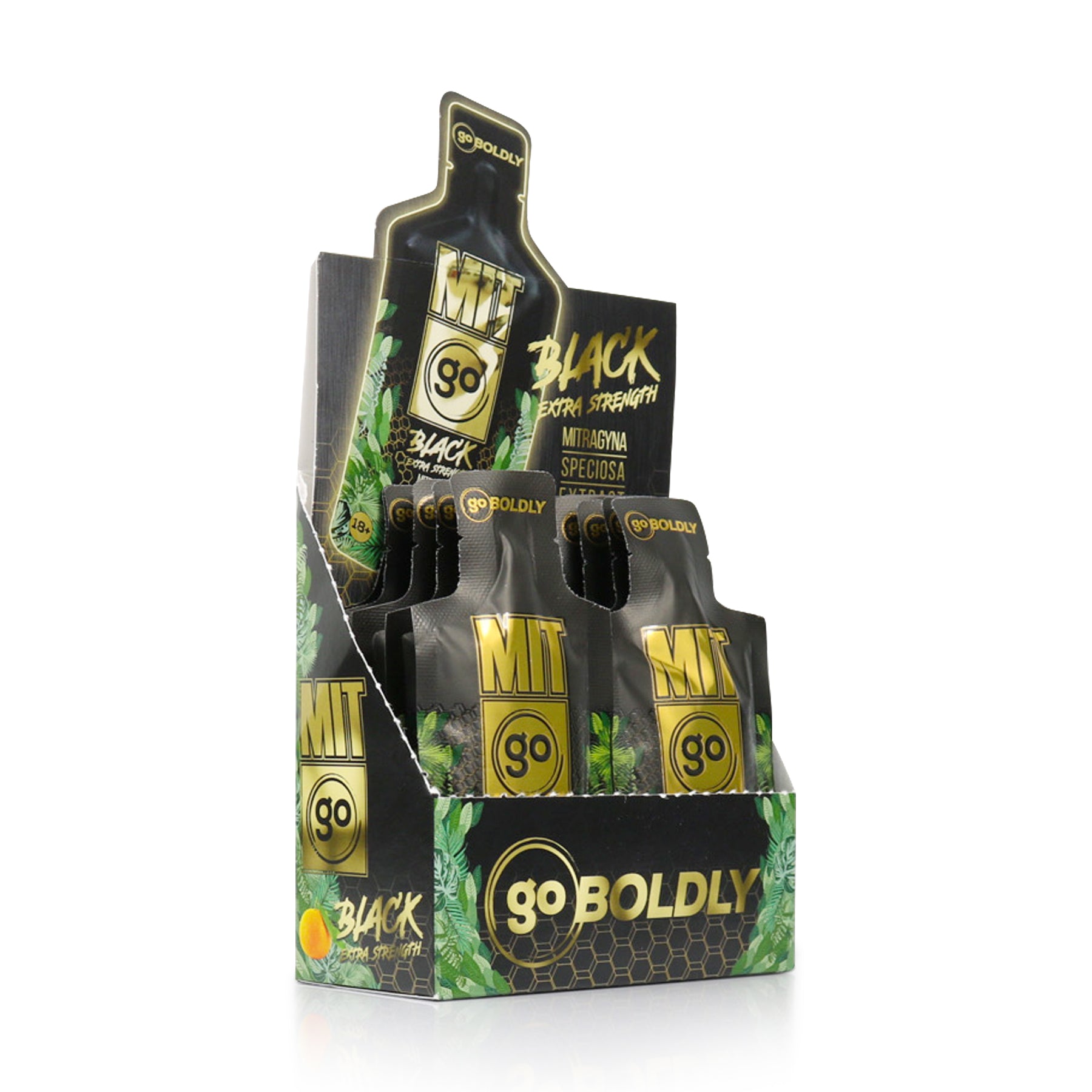 Buy MIT 45 Gold Black Gel Shot Case Wholesale | 65% Mitragynine Concentrate